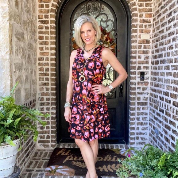 CAbi | Dresses | Cabi 4454 Monarch Midi Dress Fall 222 Medium Euc ...